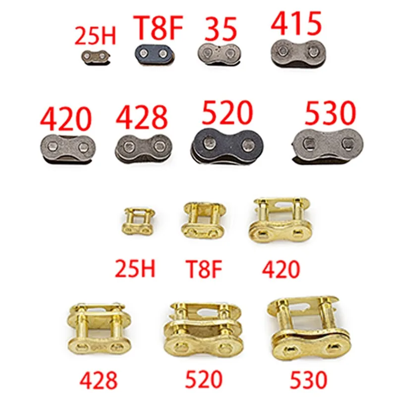 25H-T8F-35-415-420-428-520-530-Motorcycle-Chain-Master-Buckle-Ring-Link ...