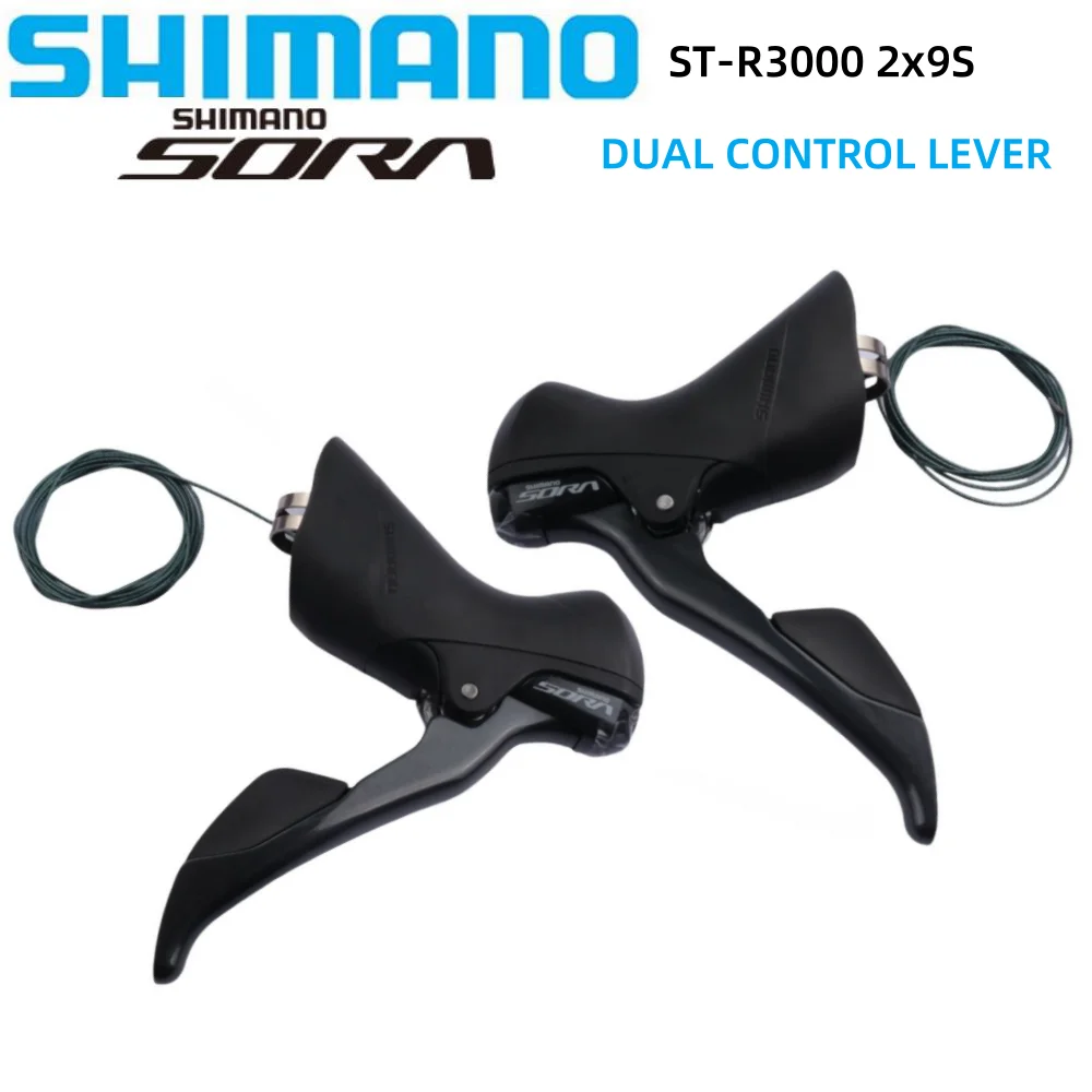 SHIMANO-SORA-ST-R3000-DUAL-CONTROL-LEVER-NEW-SUPER-SLR-2x9-Speed ...