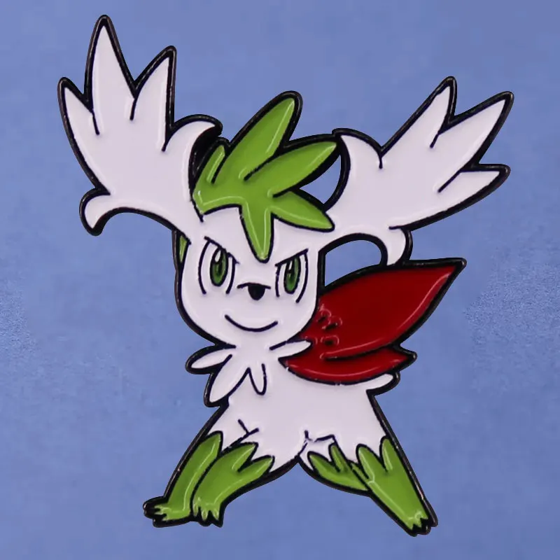Pokemon Shaymin Hard Enamel Pins Collect Kawaii Elf Hedgehog Metal ...