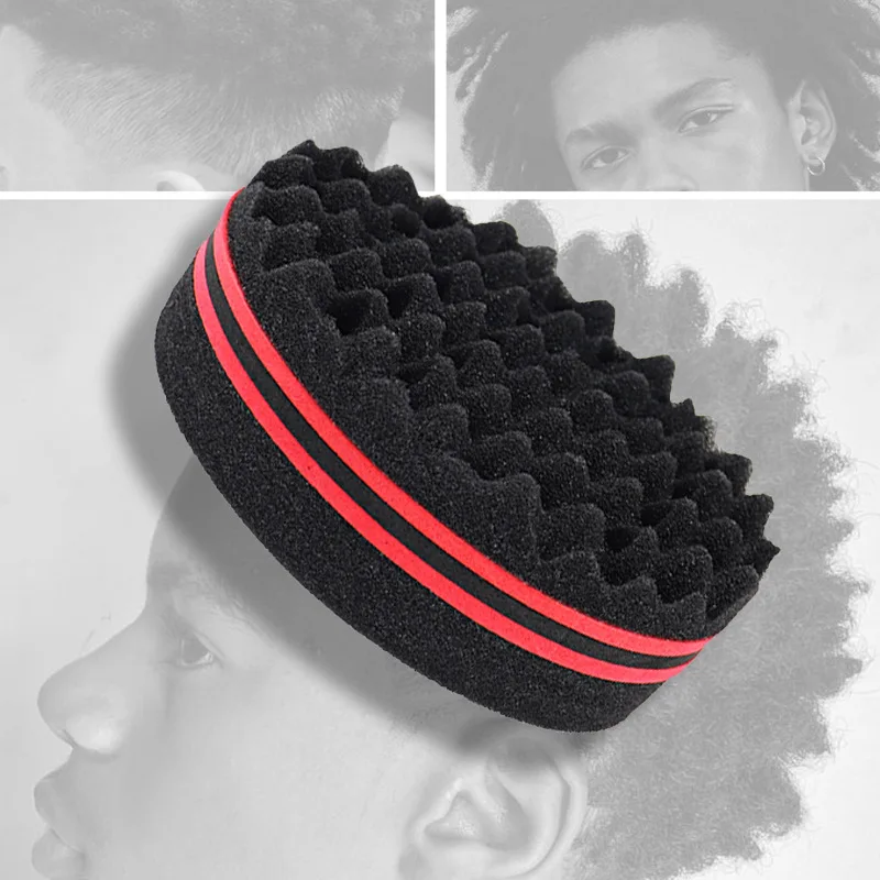 New-Double-sided-Magic-Twisted-Hairbrush-Sponge-for-Afro-Coil-Wavy-Hair ...