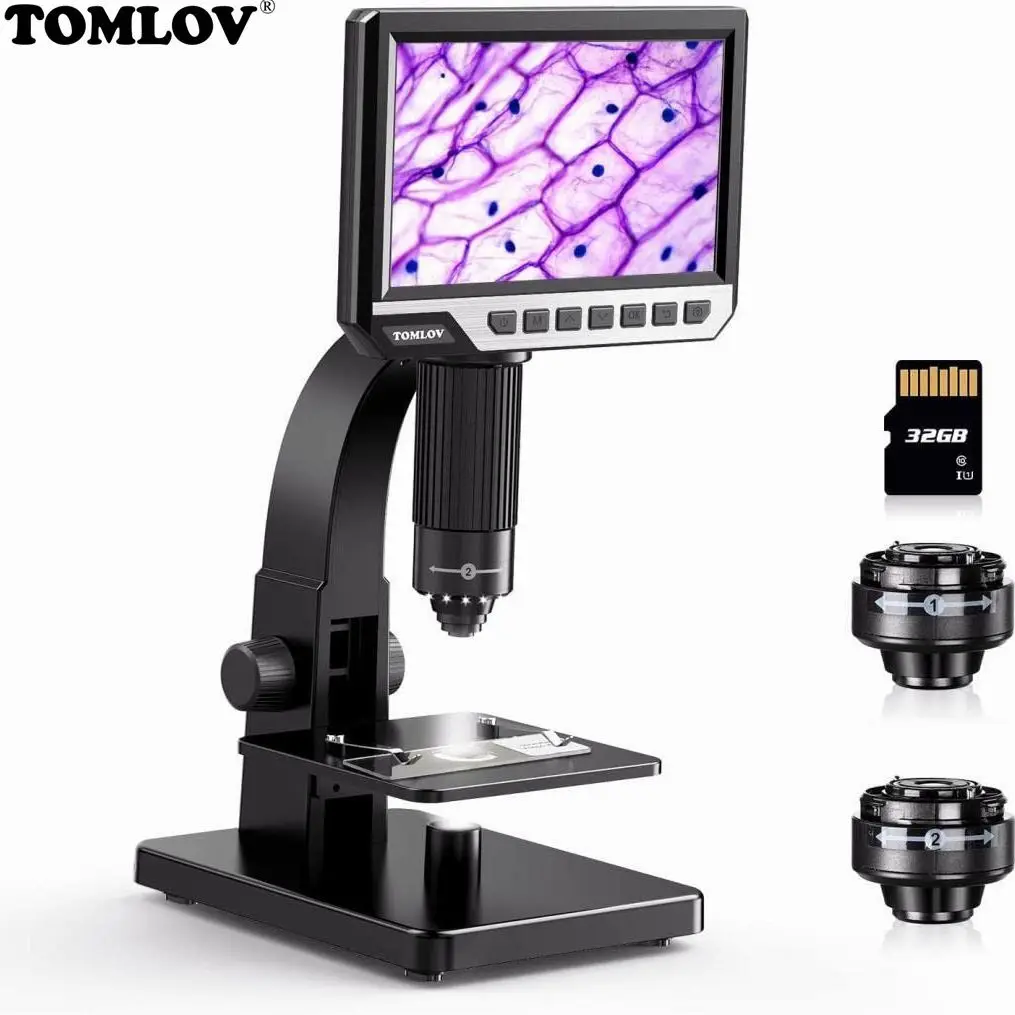 TOMLOV-Microscope-num-rique-USB-7-2000x-loupe-Amplification-continue ...