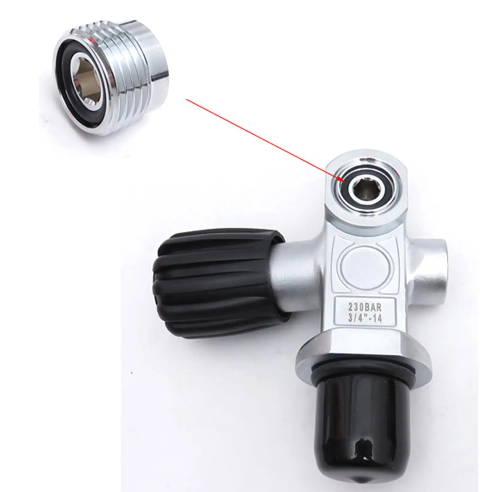 Copper Dive Parts Regulator Converter | Copper Tank Valve Adaptor ...