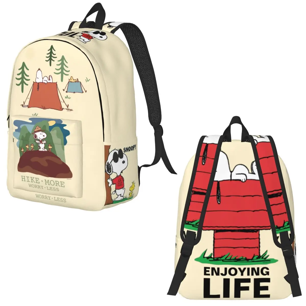 Mochila de Peanuts Charlie Brown y Snoopy para estudiantes de la ...
