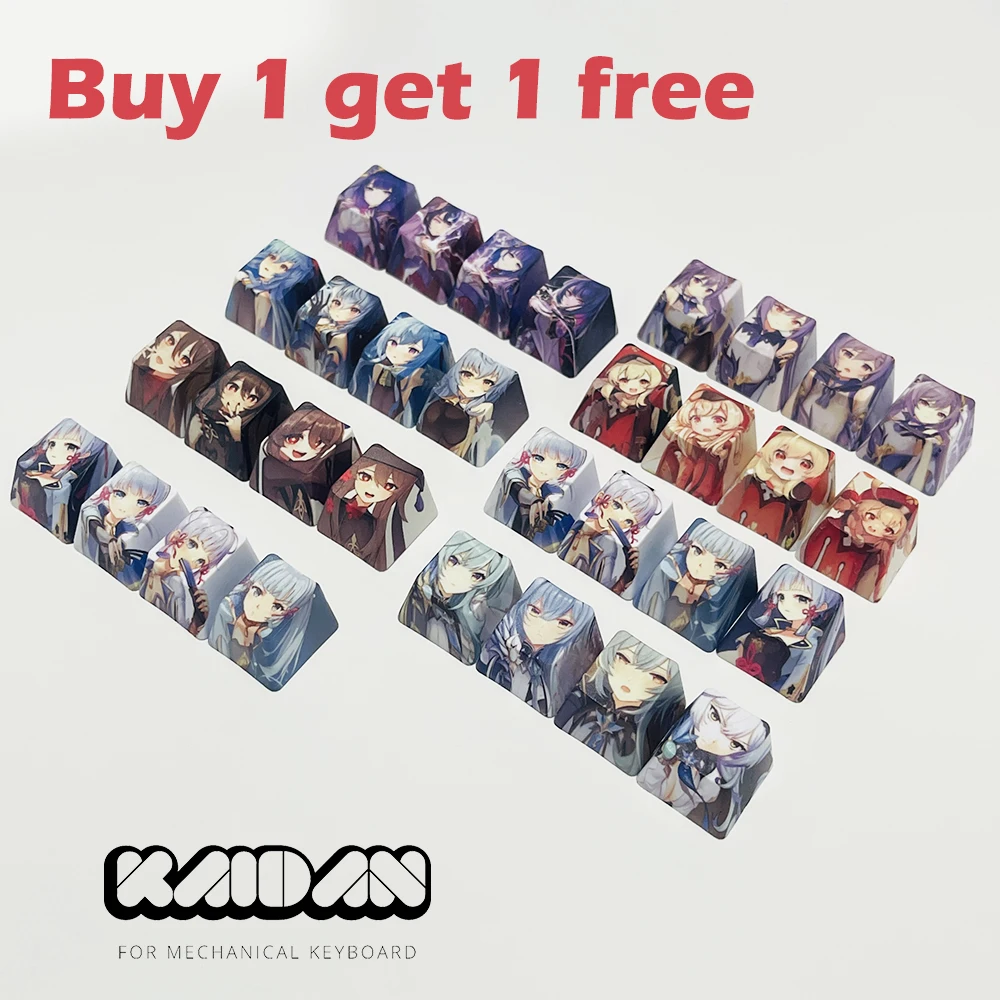 KAIDAN-Genshin-Impact-Keycaps-Accessories-PBT-Cherry-Height-Five-Side ...