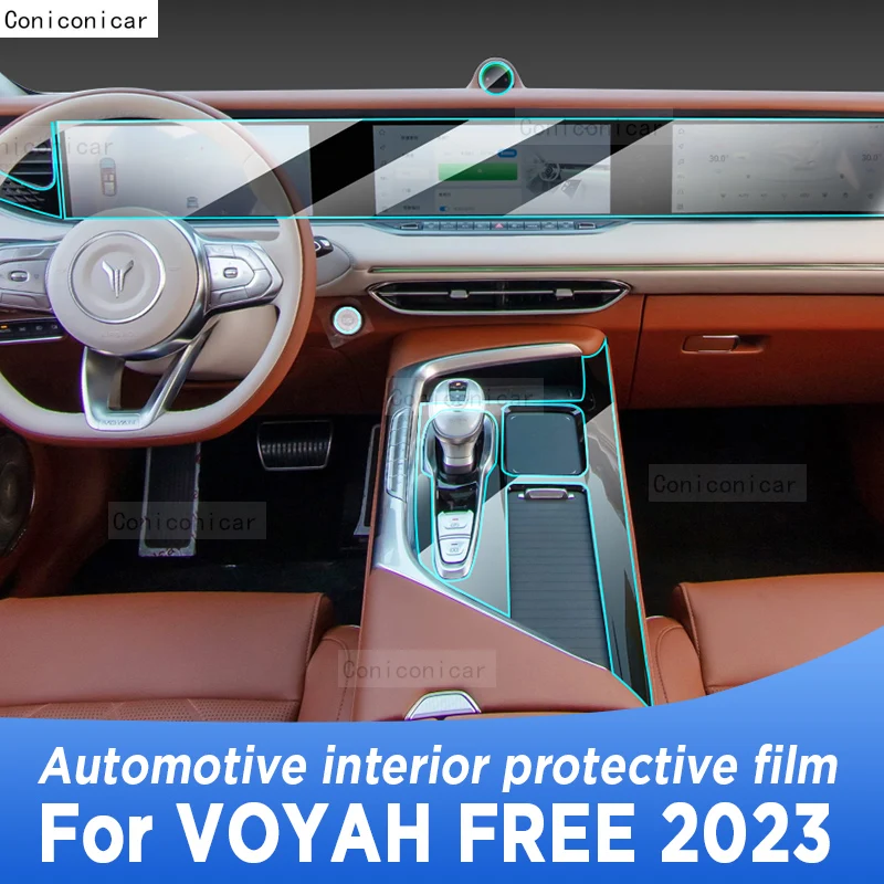 For-VOYAH-FREE-2023-Gearbox-Panel-Navigation-Screen-Automotive-Interior-Protective-Film-Anti ...