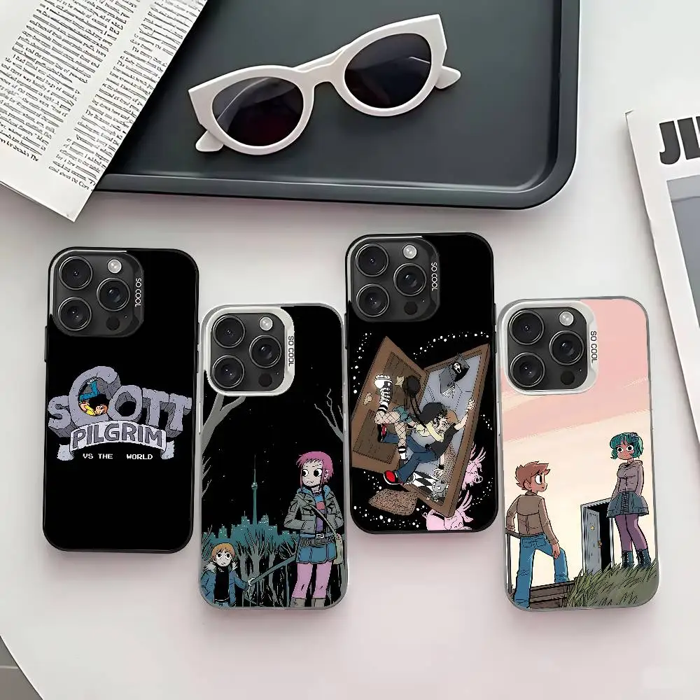 Cartoon S-Scott P-Pilgrim Phone Case For IPhone 17 16 15 14 13 12 11 ...