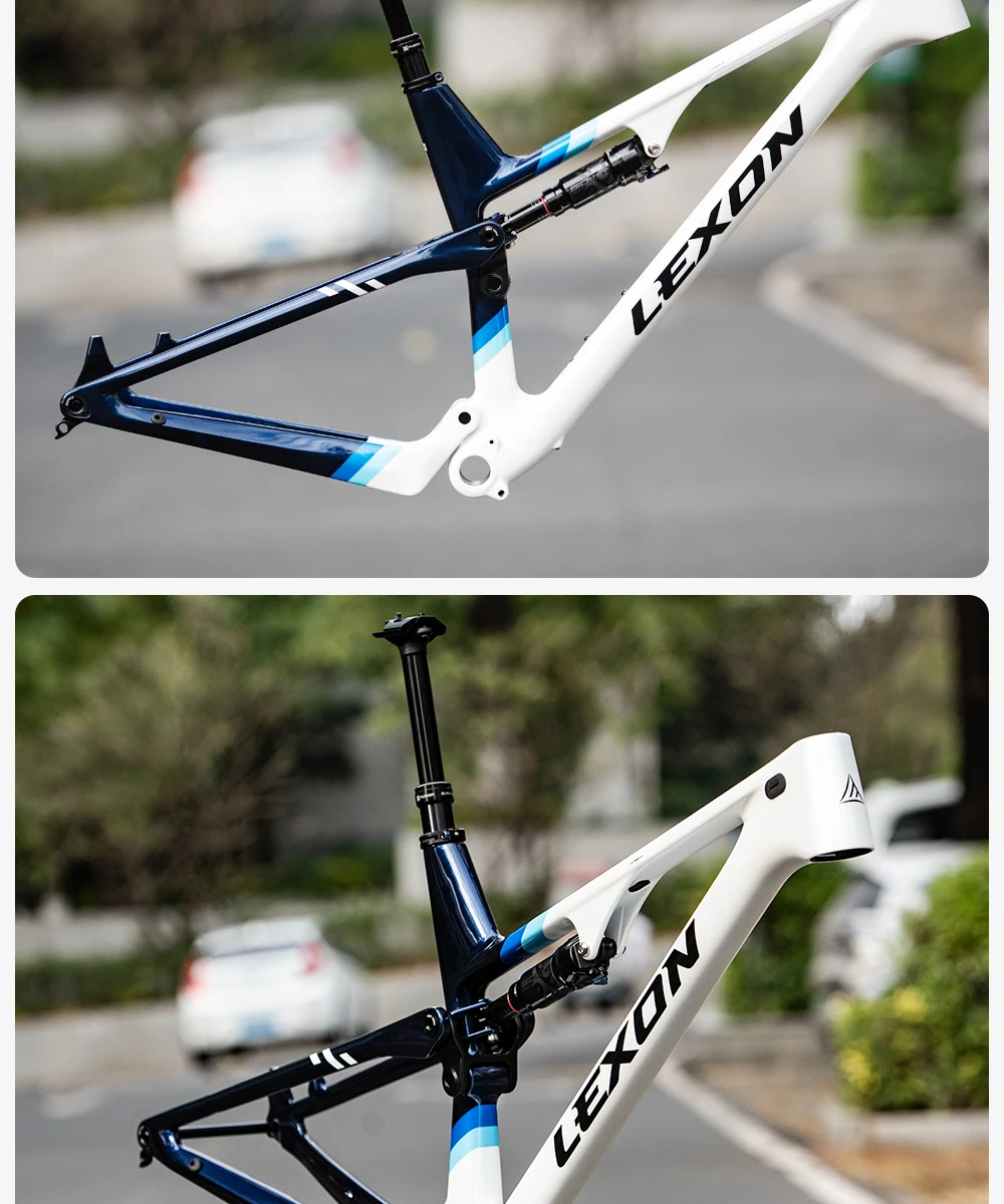 LEXON FLYER Full Suspension Carbon MTB Frames 29er 15.5/17.5/19/21 ...