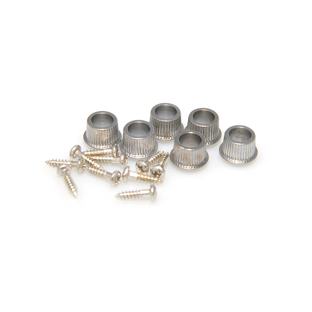 6pcs Metal Vintage Machine Heads Tuners Nuts/ Bushings/Ferrules Brass ...