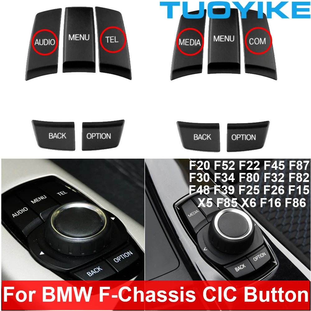 Car-Console-CIC-i-Drive-Multimedia-Button-For-BMW-X1-X2-F20-F52-F22-F45 ...