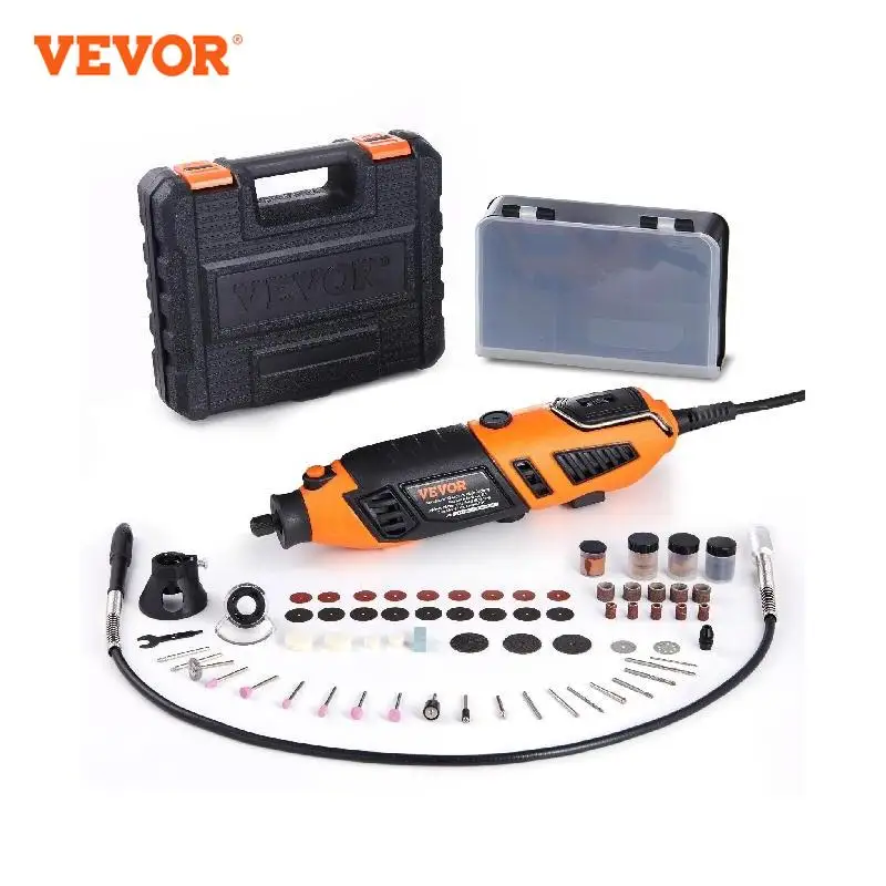 VEVOR-Electric-Rotary-Tool-Kit-Mini-Drill-Grinder-Engraving-Pen-with ...