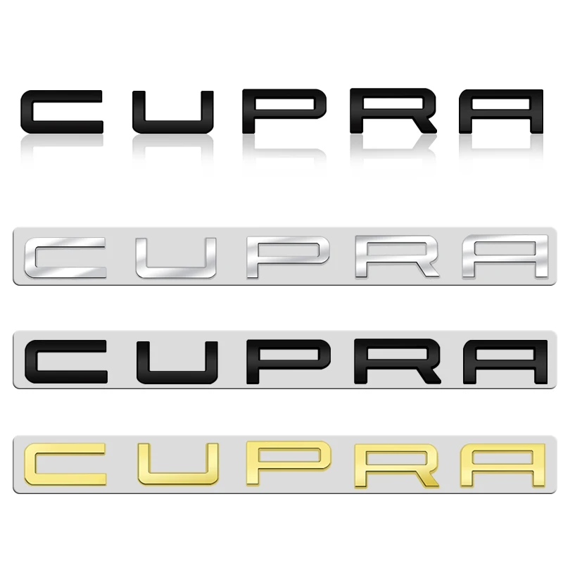 Pour Cupra Insigne De Logo En Métal 3d Autocollants Fender Emblème ...