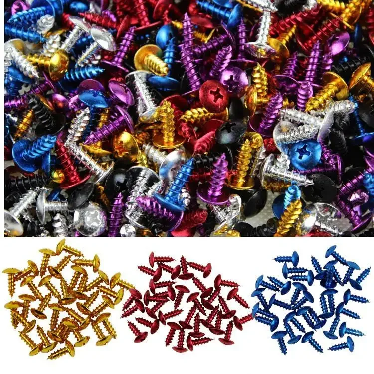30Pcs-color-aluminum-alloy-screw-fastener-Motorcycle-fitting-power-car ...