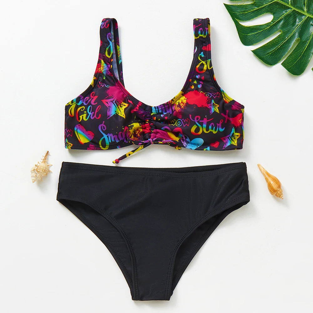 2 16 16 Anos Crianças Beach Wear Novo 2022 Meninas Trajes De Banho