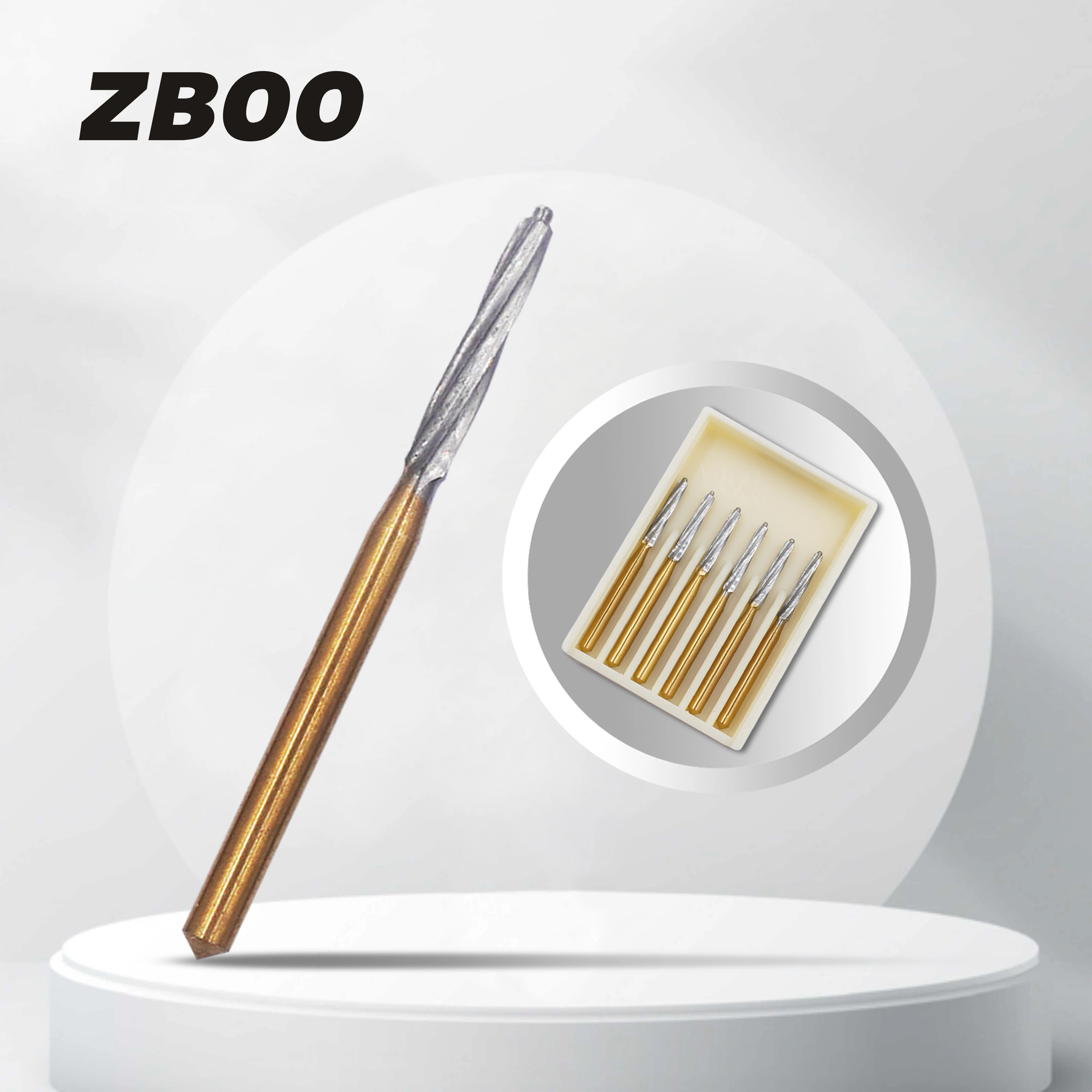 6PCS-Pack-Dental-Surgical-Carbide-Tungsten-Bur-Drills-FG-23-25mm-Burs ...