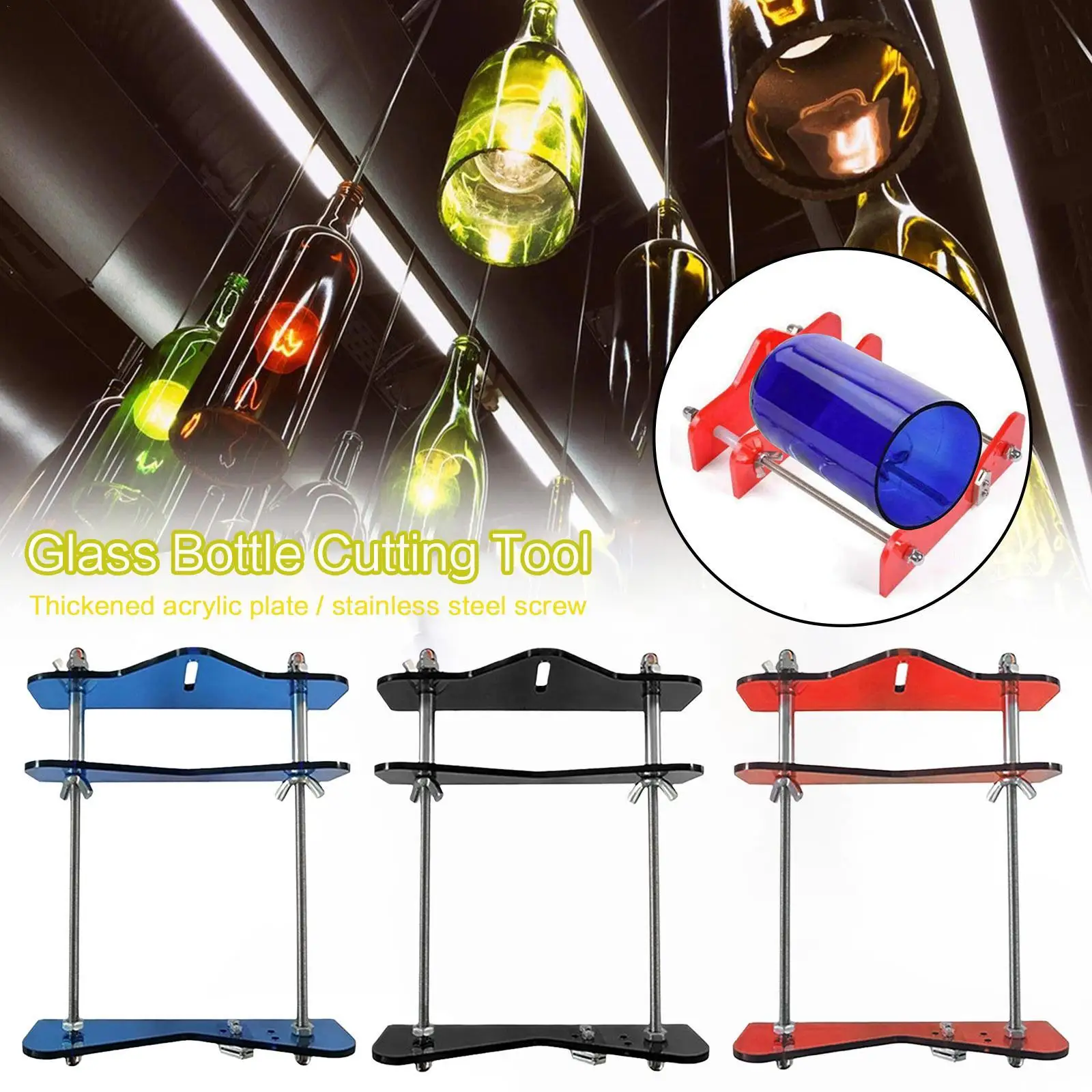 Professional-Cutting-Machine-DIY-Glass-Bottle-Cutter-with-Screwdriver ...