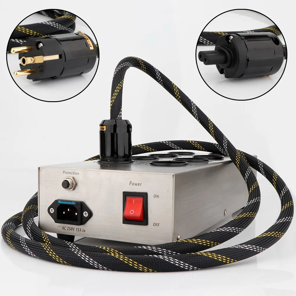 New-P118-HiFi-Audio-AC-Power-Cable-Schuko-Power-Cord-HiFi-Audiophile ...