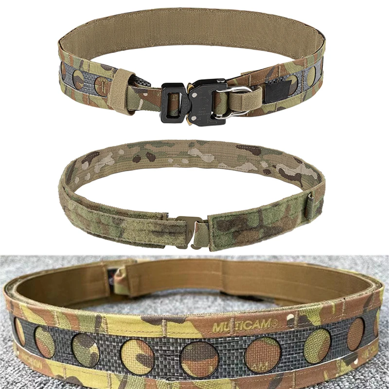 New Tactical Belt Military Assault Molle Battle Belt Double layer ...