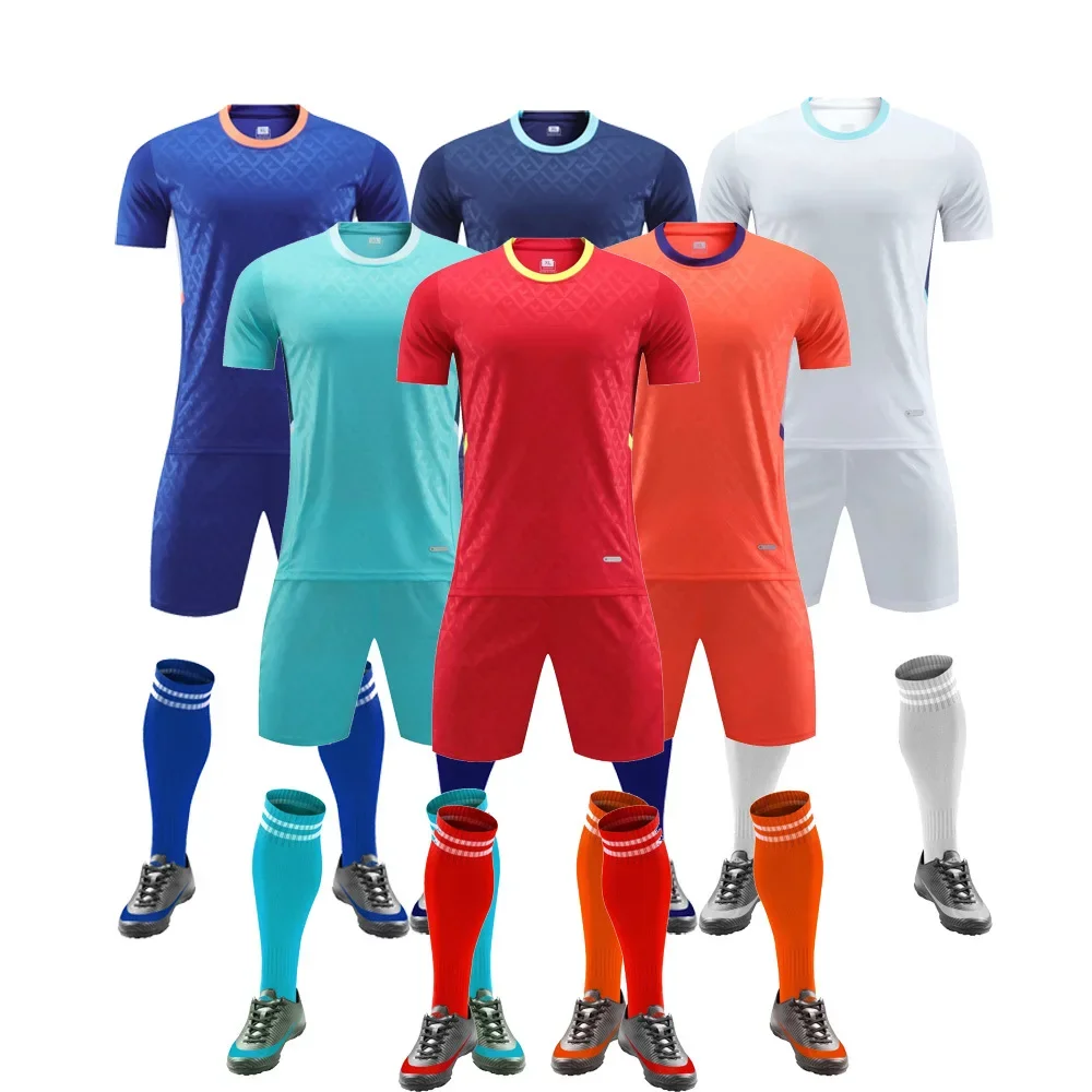 Men-s-Soccer-Jersey-Training-Suite-For-Children-Adults-Sports-Uniform ...