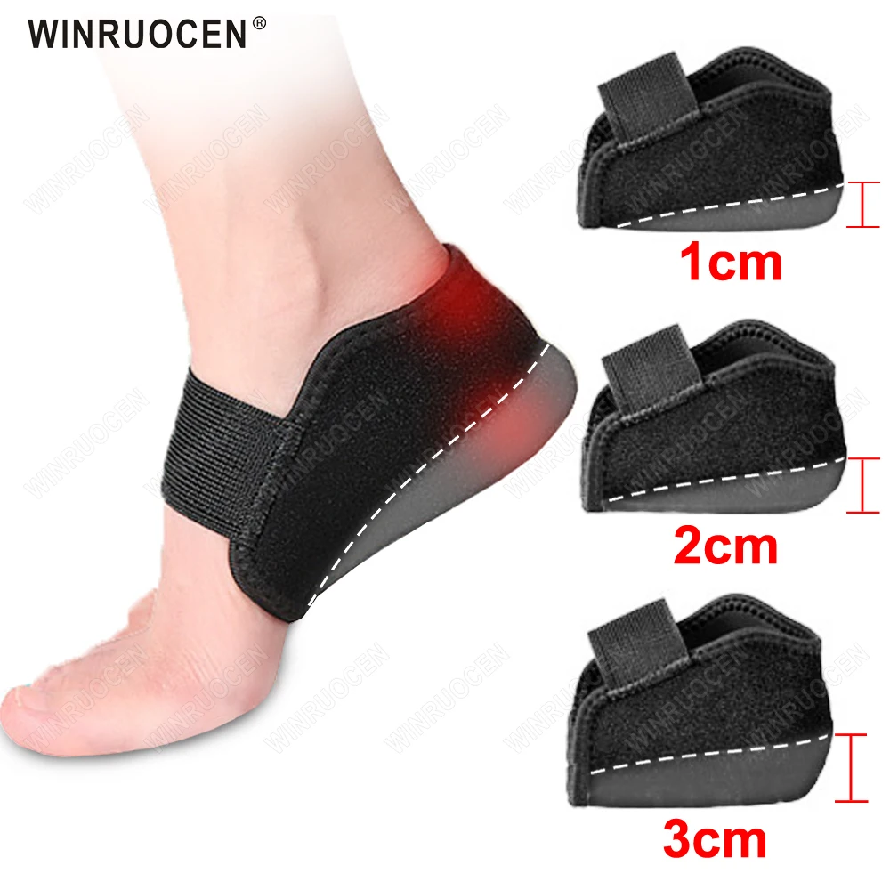 Height Increase Insole for Men Women Half Heel Protectors Lift ...