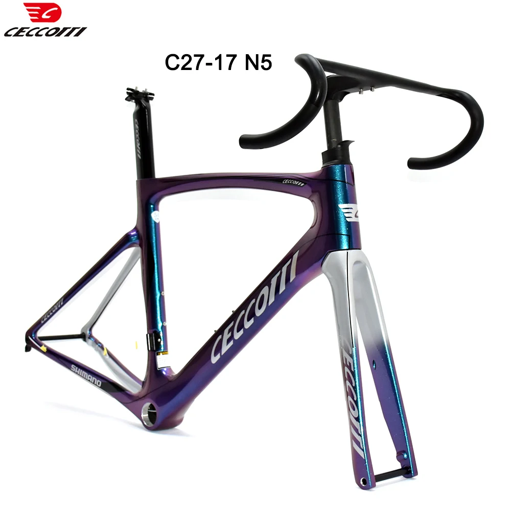 Ceccotti Brand C27 Model Carbon Bicycle Frameset Full Hidden Cable Bike ...