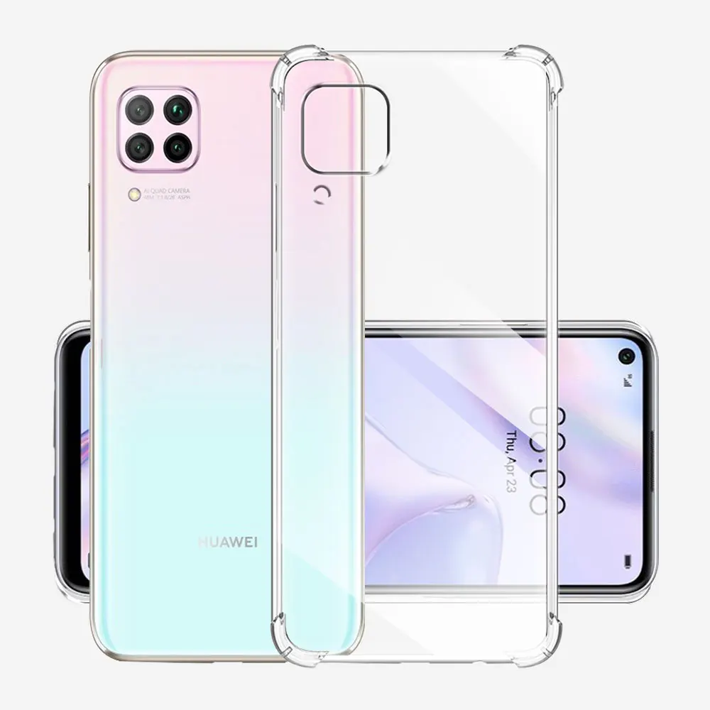 Shockproof-Case-For-Huawei-P40-Lite-Silicone-Soft-Transparent-Cases-For ...