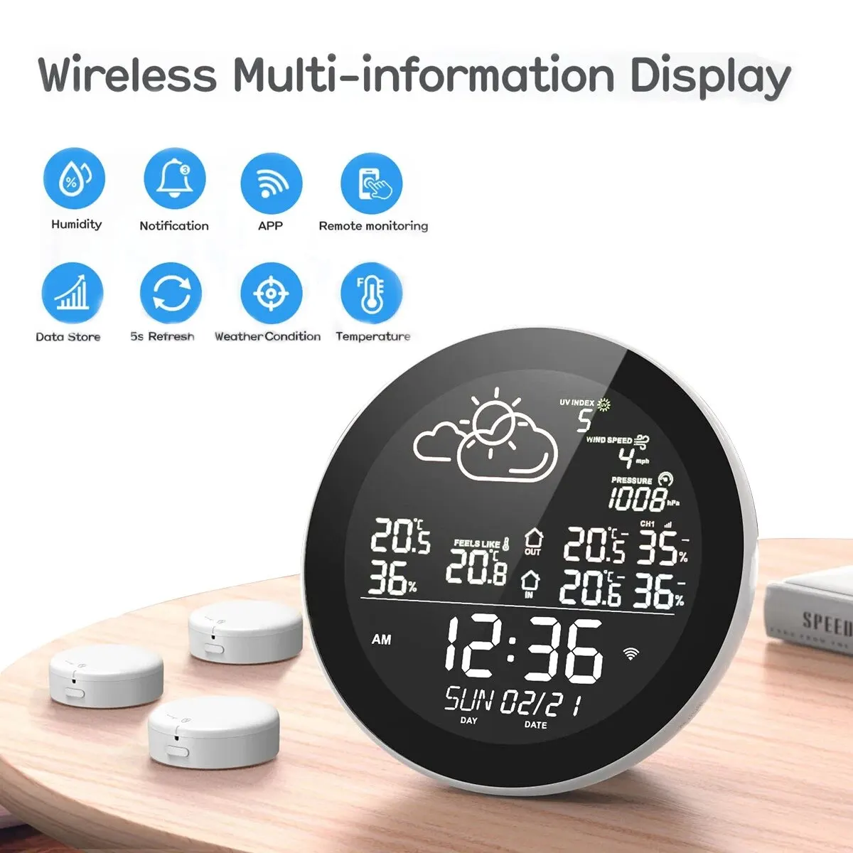 Tuya-WIFI-Bluetooth-Temperature-Humidity-Sensor-Indoor-Outdoor-Wireless ...