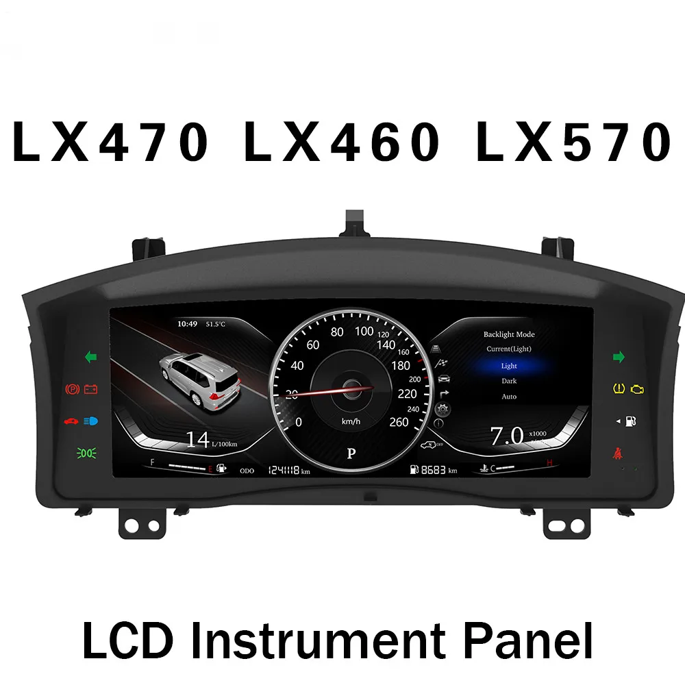 Auto-Accessories-12-3-Car-LCD-Instrument-Dash-Panel-Board-Meter-Screen ...