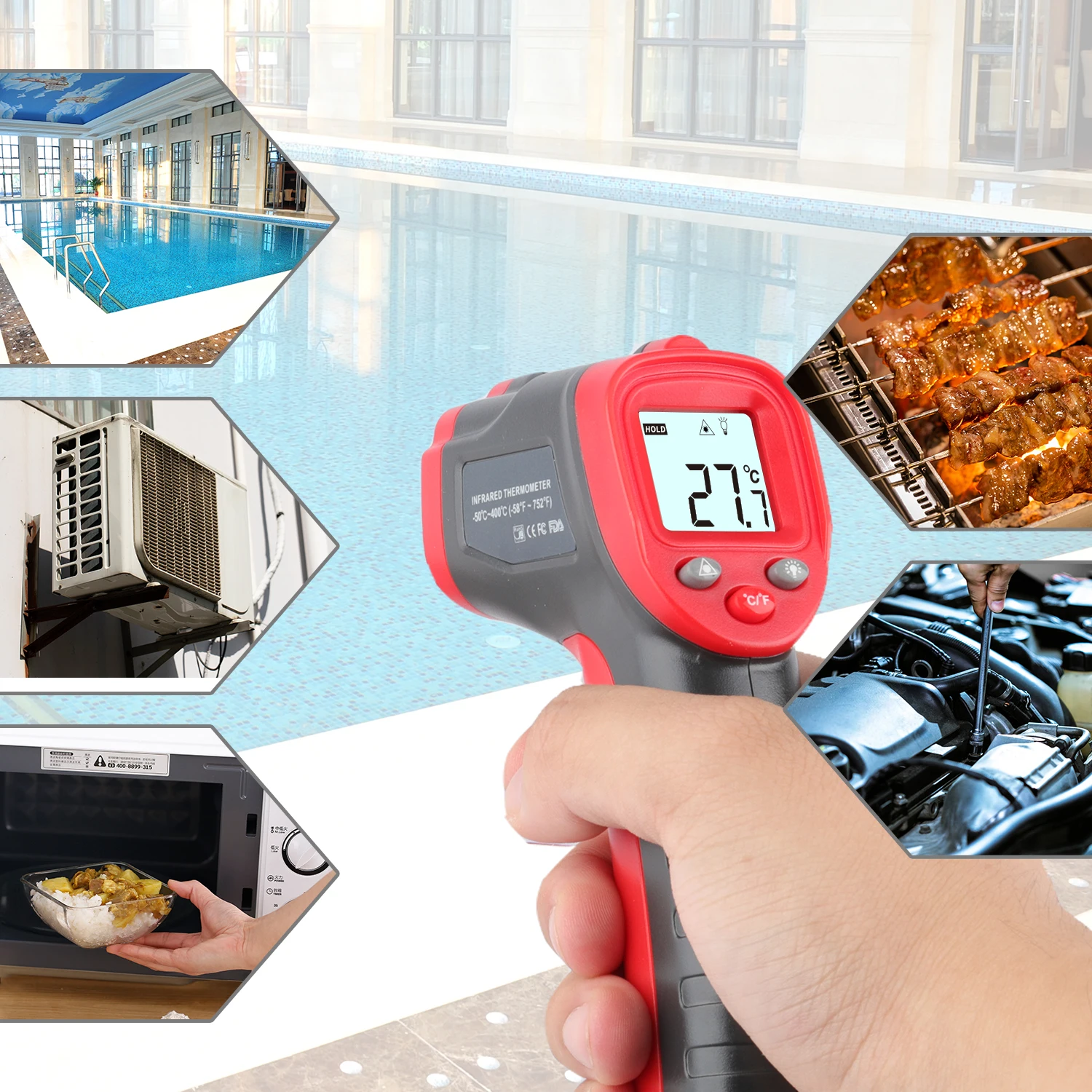 Infrared Thermometer Food