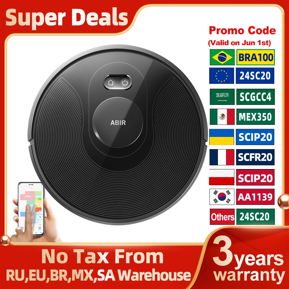 ABIR-Robot-aspirador-X8-sistema-l-ser-mapas-de-m-ltiples-pisos-limpieza ...
