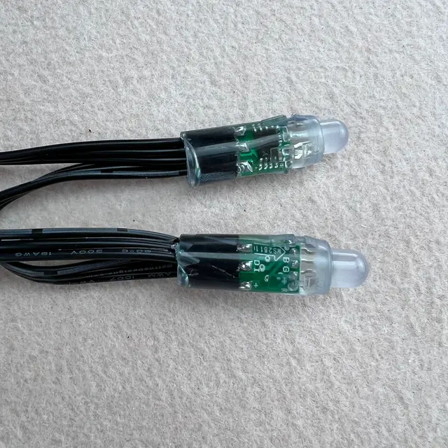 FREE SHIPPING/1000pcs DC5V WS2811/50ct/4 inches/bullet led pixel nodes ...