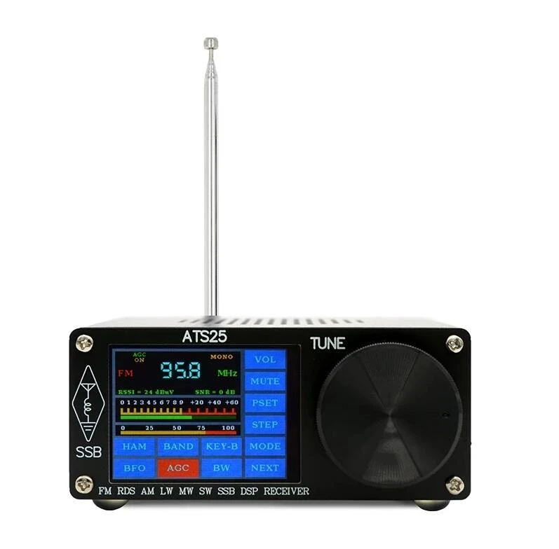 Ats-20+ / Ats-25+ Ats25x1 Si4732 All-band Radio Receiver Fm Lw(mw Sw ...