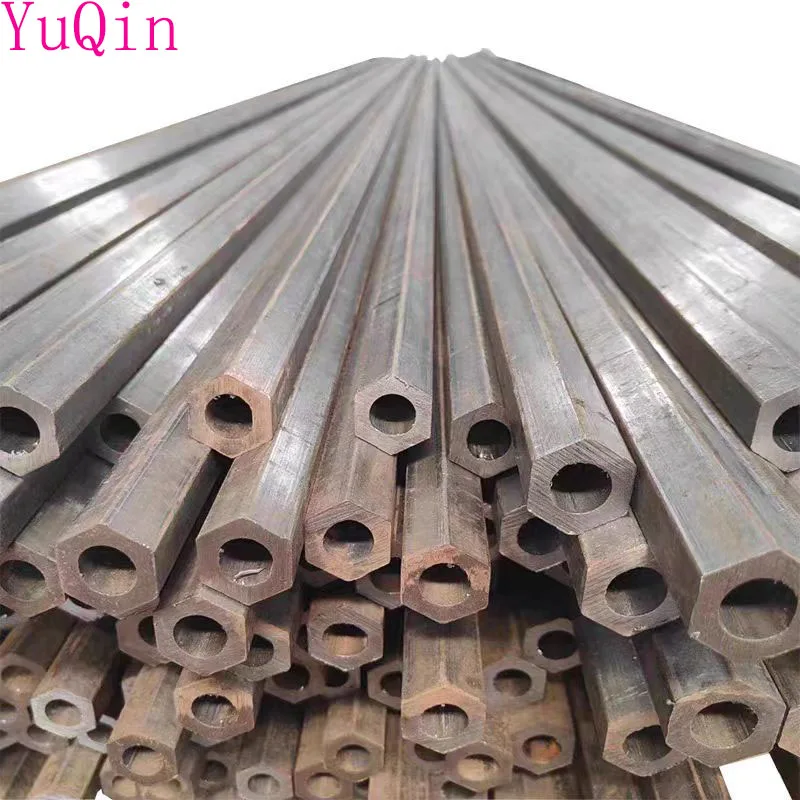 1Pc Outer hexagonal steel pipe, inner circular Hexagonal seamless steel ...