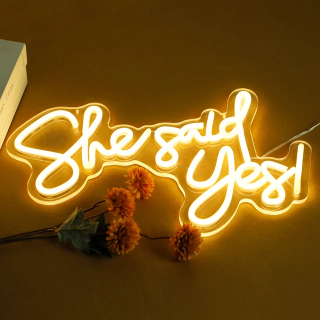 Neon Yes Sign