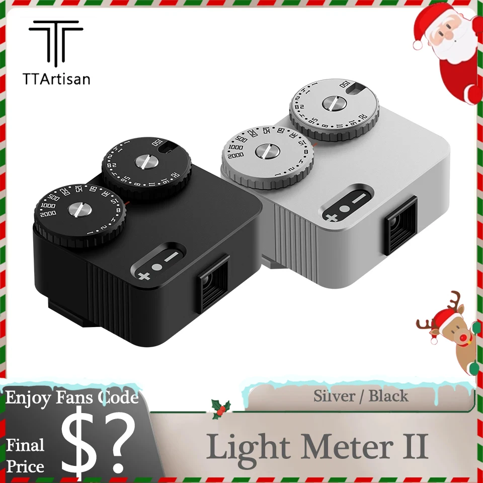 TTArtisan-Light-Meter-II-Cold-Shoe-Brass-for-DSLR-Film-Camera-Light ...