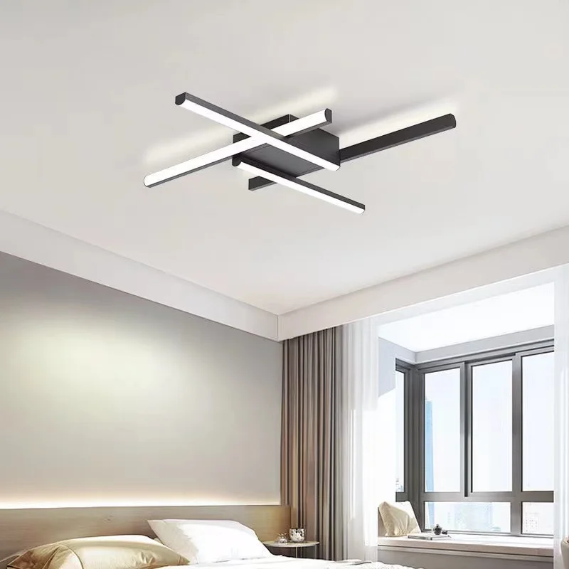 Nordic-minimalist-living-room-light-new-long-line-ceiling-light ...