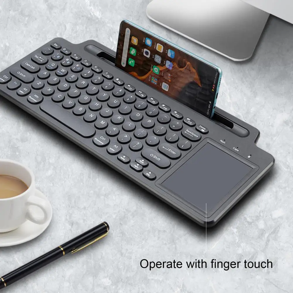 Computer-Keyboard-With-Touchpad-Slot-Wireless-Dual-Modes-Bluetooth ...