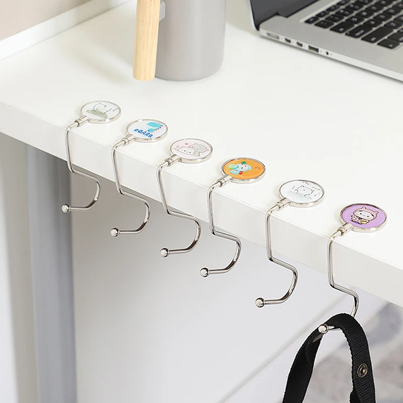 1PCS-Portable-Folding-Bag-Hook-Hanger-Purse-Handbag-Holders-Foldable ...