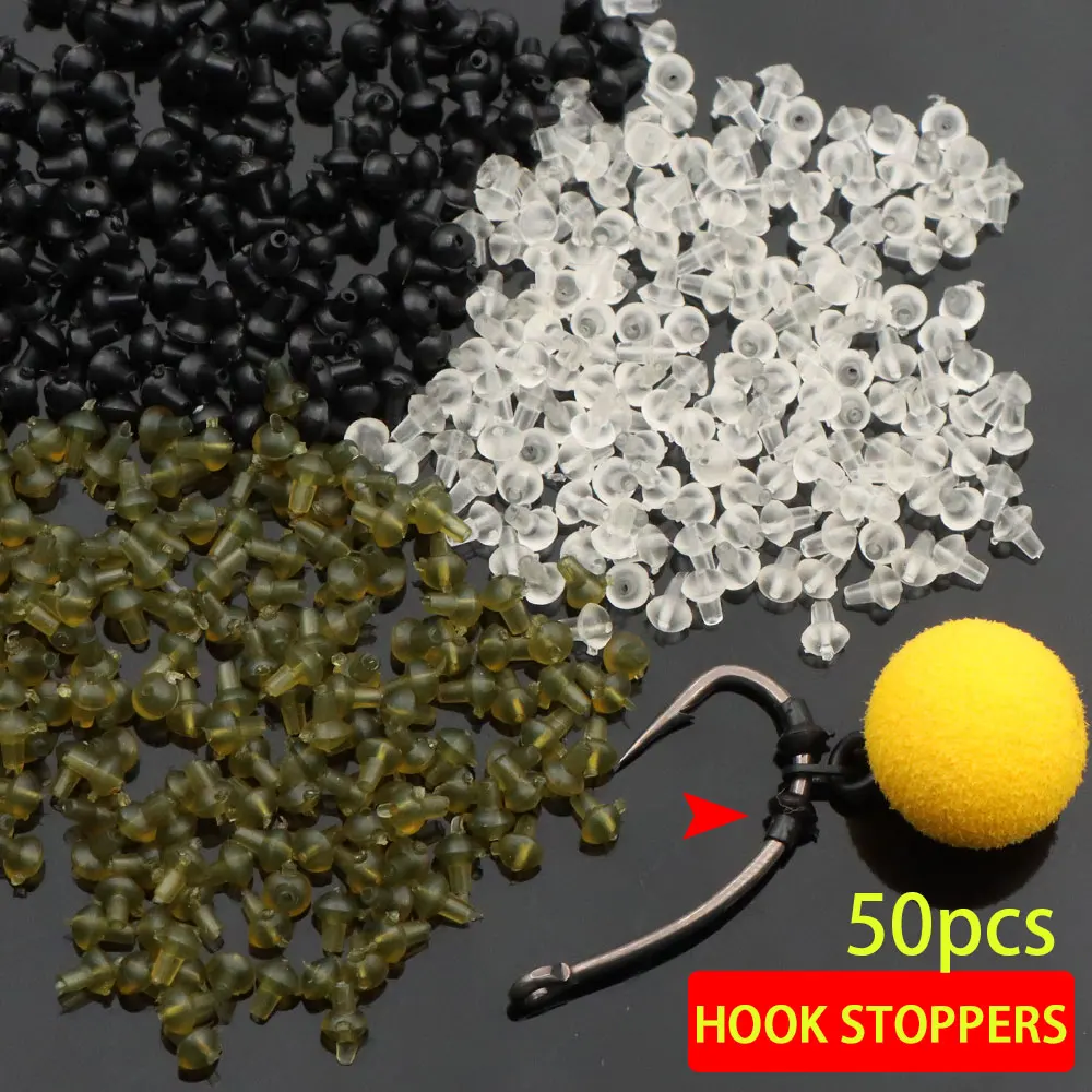 50pcs-Carp-Fishing-Hook-Stoppers-For-Carp-Bait-Boilie-Screw-Fixing-Accessories-Carp-Stop-Bead ...