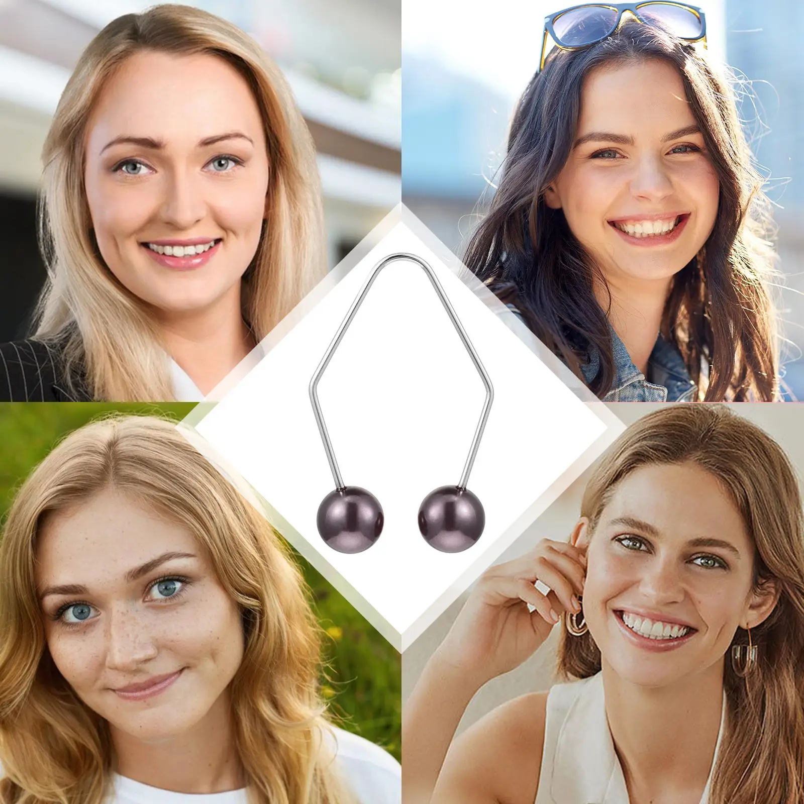 1-Pair-Fashion-Alloy-Dimple-Trainer-Pearl-Facial-Beauty-Tools-Dimple ...