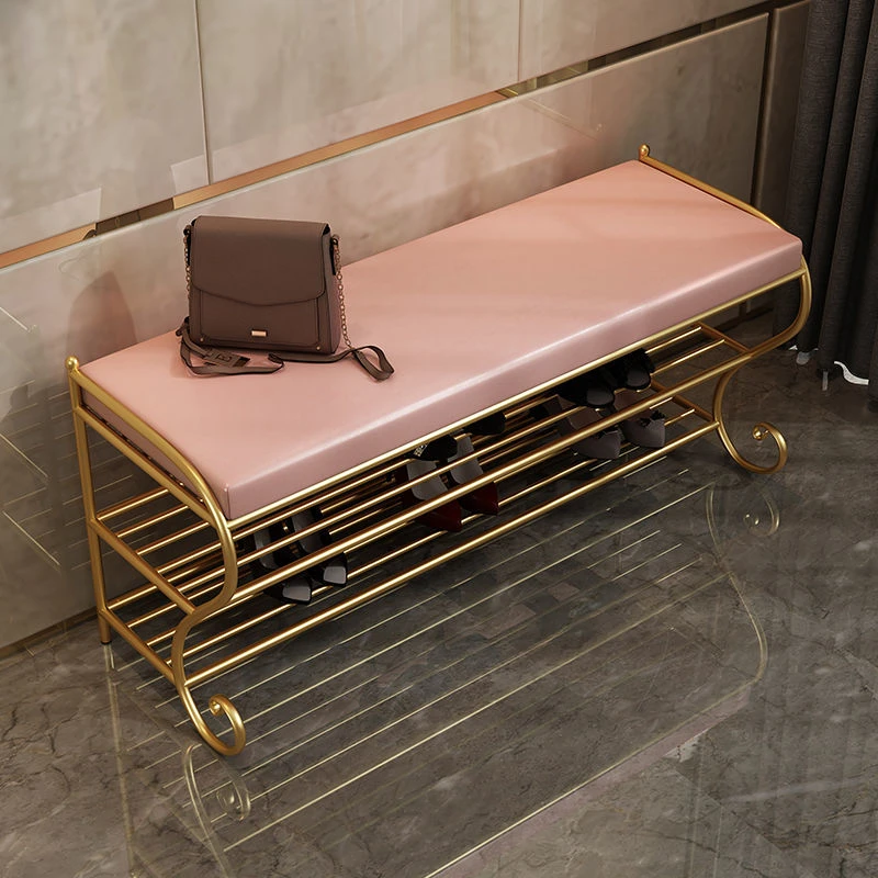 Change Shoe Stool Home Entry Door Can Sit On The Soft Bag Sofa Long ...