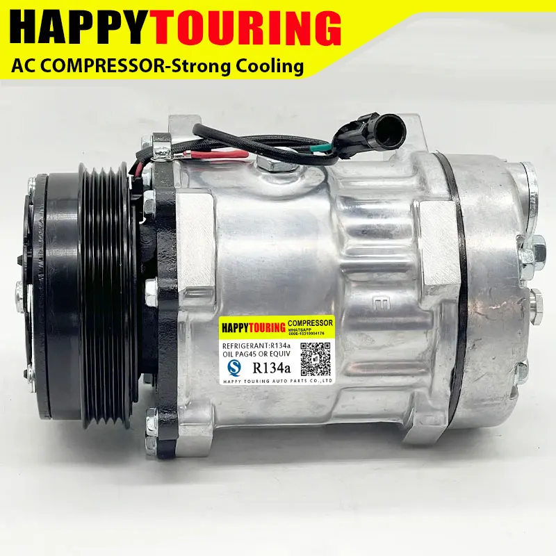 SD7H15 Air Conditioning AC Compressor For MAN Truck TGA TGL TGM 24V ...