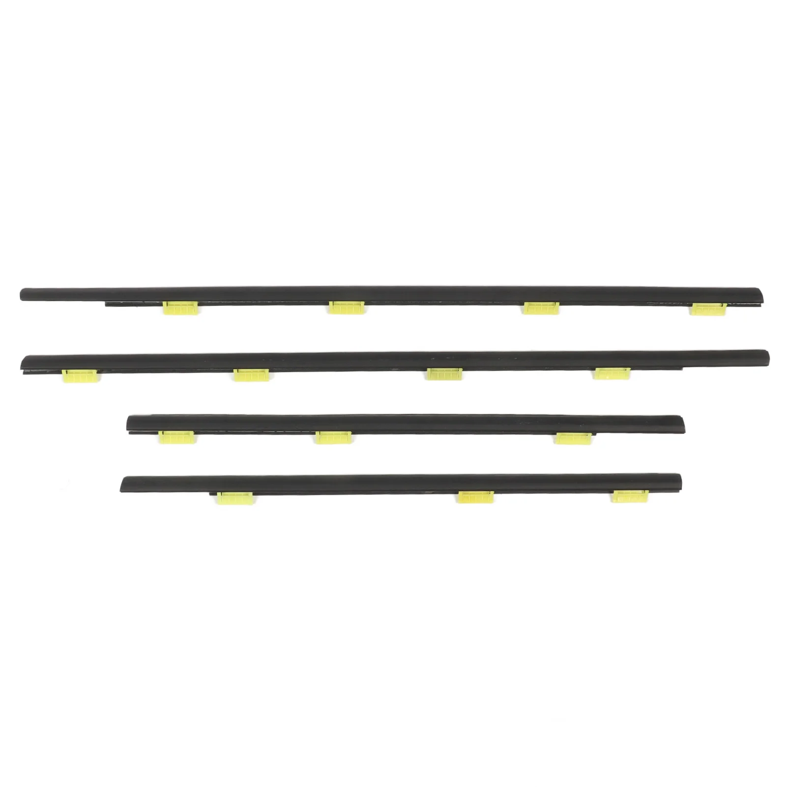 4Pcs Car Weatherstrip Door Window Moulding Trim Seal Belt Weather Strip ...