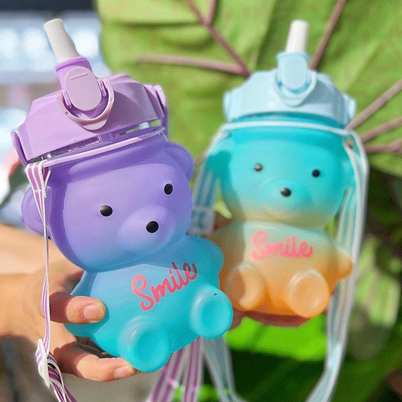 1000ml-Portable-Kids-Daily-Water-Bottle-with-KAWAII-Sticker-and ...