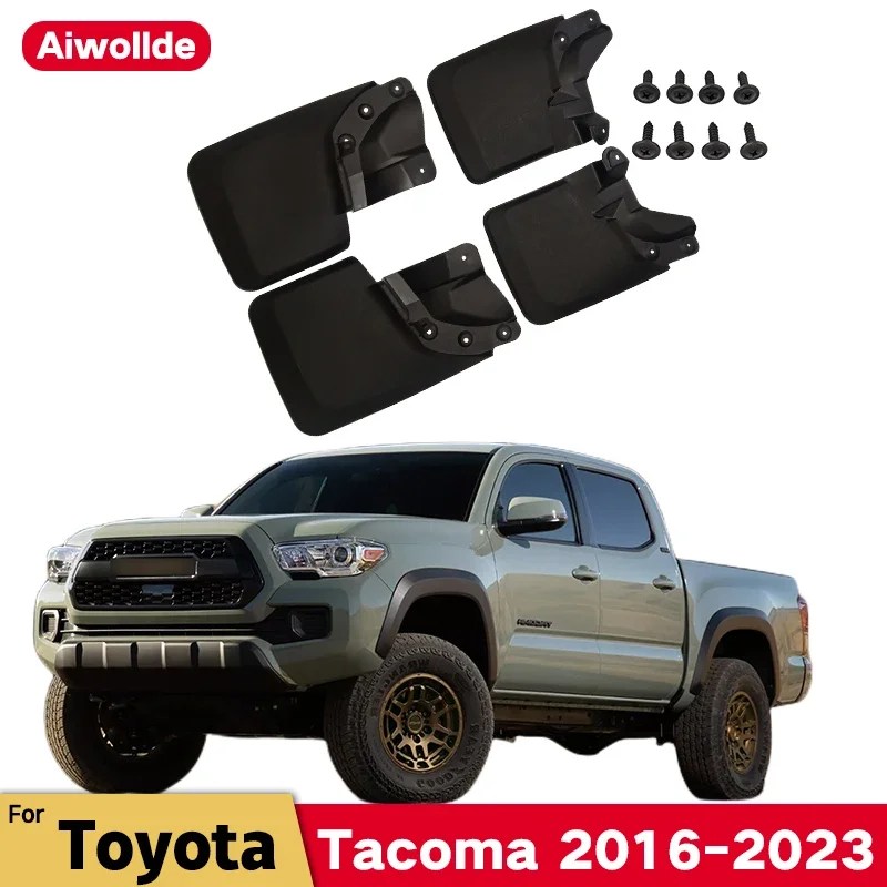 MudFlaps-For-Toyota-Tacoma-2016-2023-2021-2022-Mudguards-Mud-Flaps ...