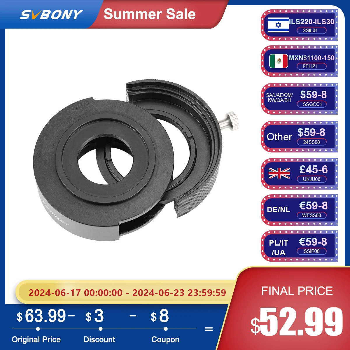 SVBONY-SV226-Filter-Drawer-Integrated-Molding-Nti-Light-Leaking-Design ...