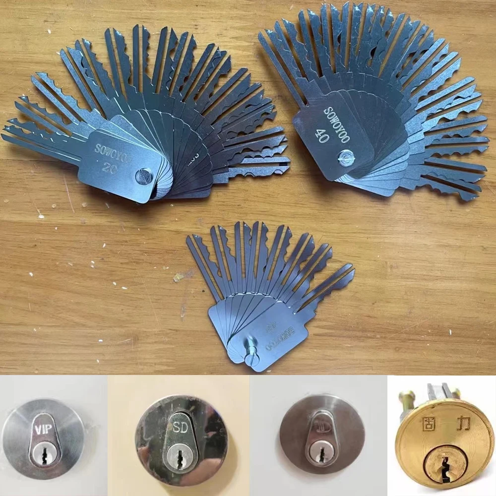 XINXNG-Lock-Keys-Set-para-Bull-Head-Ferramentas-de-serralheiro-S-Groove ...