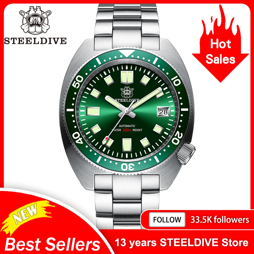 STEELDIVE-42mm-Slim-Abalone-Men-s-Diving-Mechanical-Wristwatch-SD1977 ...