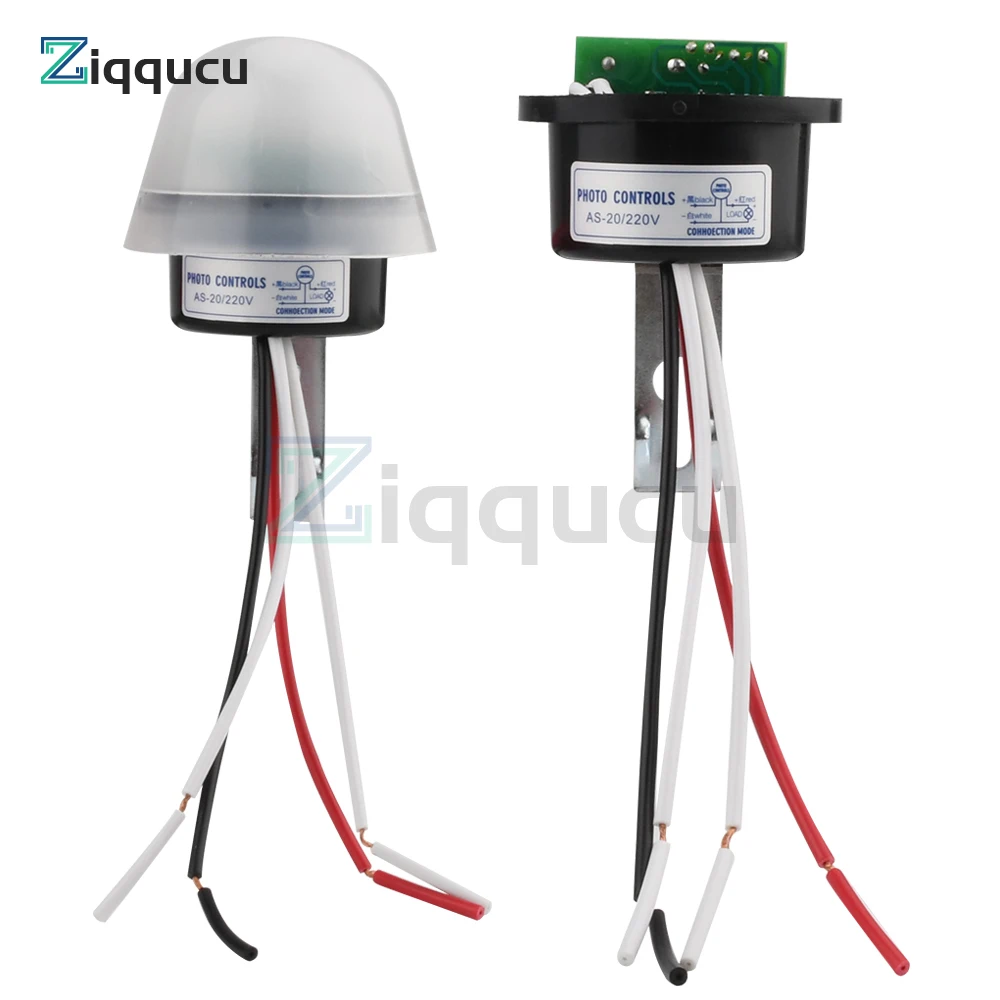 Auto-On-Off-Photocell-Light-Switch-Waterproof-Photoswitch-Light-Sensor ...
