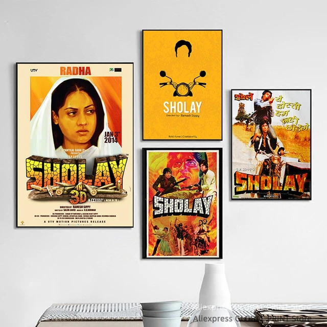 Affiche Du Film Sholay
