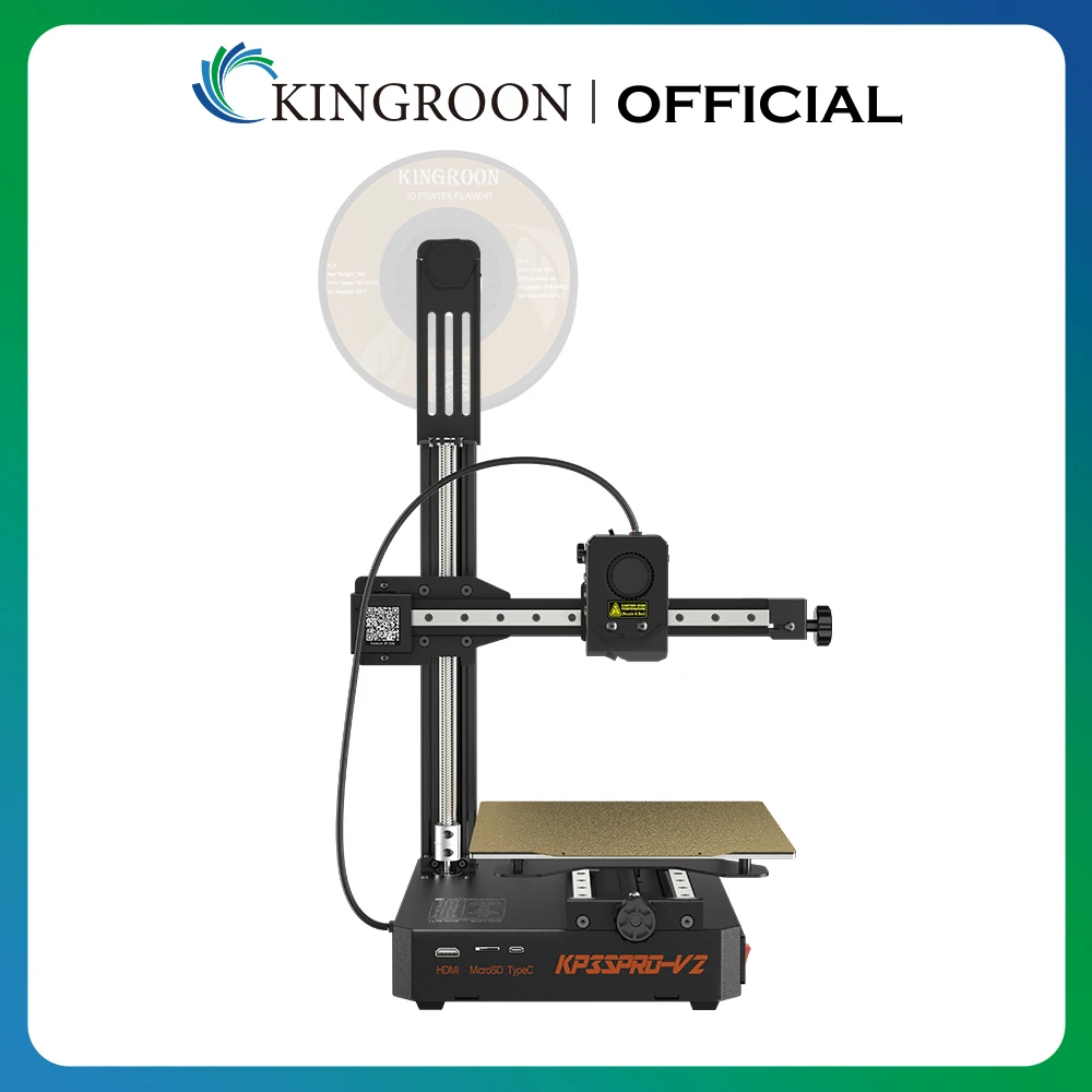 Kingroon 高速3Dプリンターkp3s pro V2,25ポイントの自動レベリング,350 mbpsネットワーク,高速印刷 ...